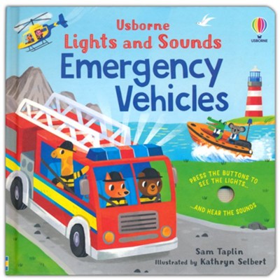 Lights and Sounds Emergency Vehicles Book – DazzleUSA